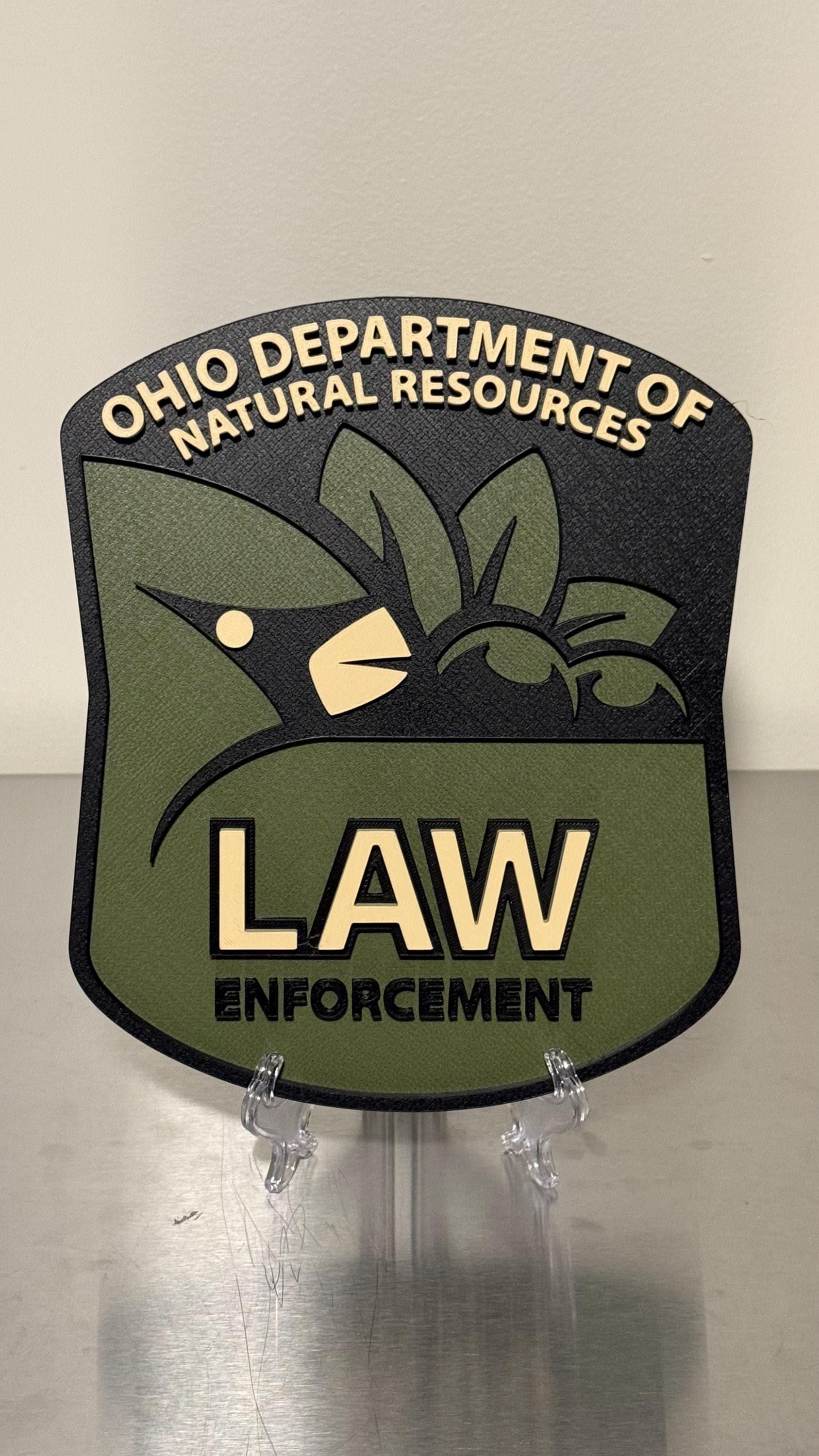 ODNR Law Enforcement 3D Plaque - Ohio First Responder Wall Art - Etsy