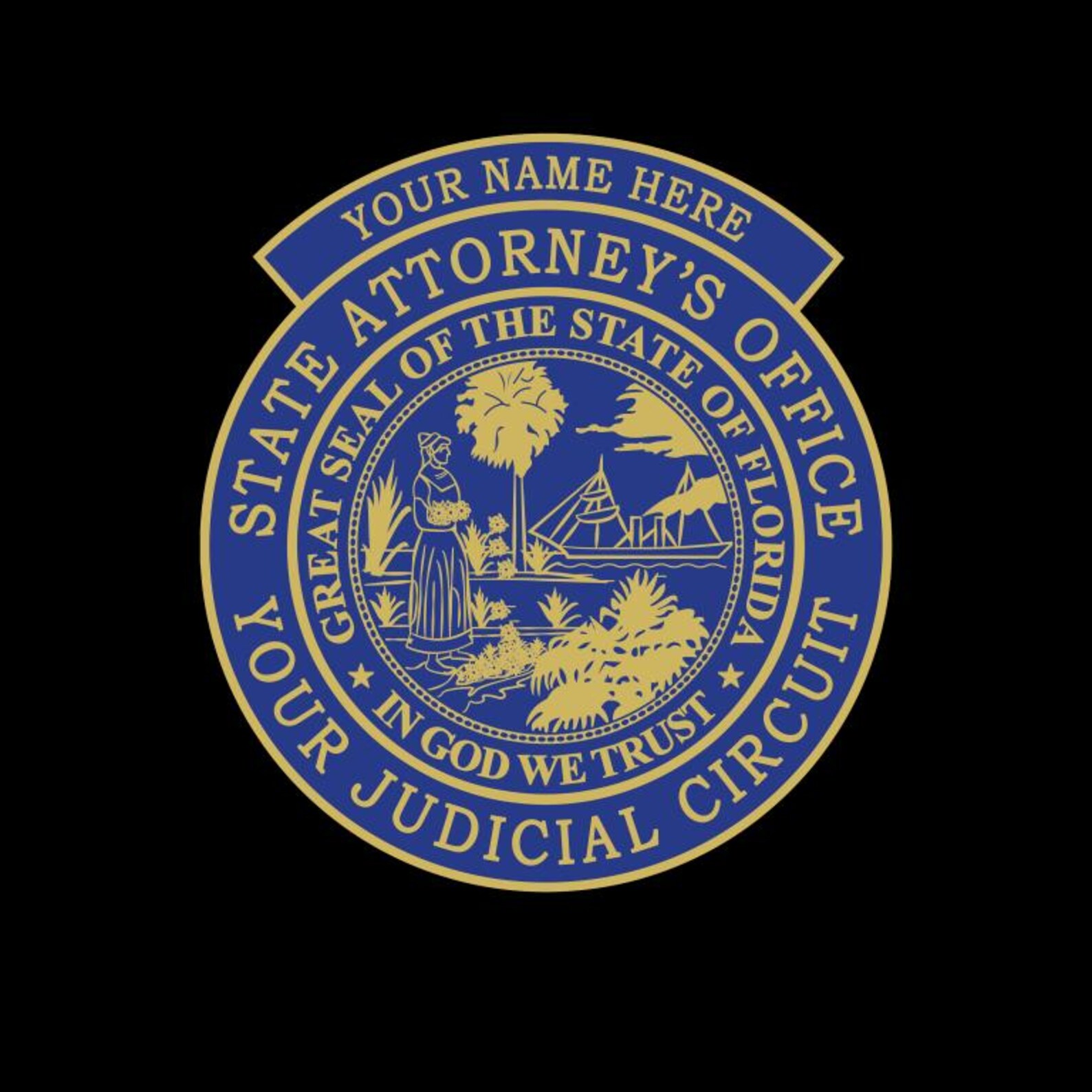 Florida State Attorney's Office 3D Embossed Display Plaque Wall Art FL ...