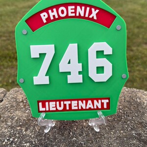 VOLLY Fire Helmet Shields 3D Display Replica - Etsy