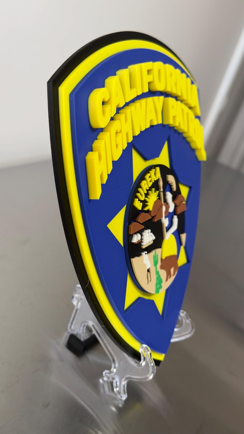 CHP 3D Plaque | California Highway Patrol, First Responder Gift ...