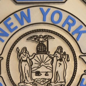 New York State Police Department Logo Officer Trooper Shield 3D ...