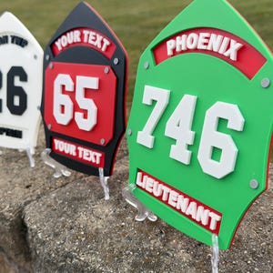 VOLLY Fire Helmet Shields 3D Display Replica - Etsy