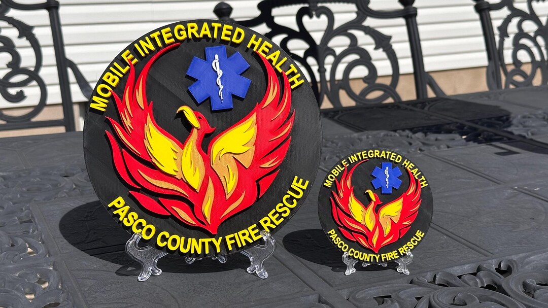 Florida MIH 3D Plaque First Responder - Pasco County, FL Display Plaque ...