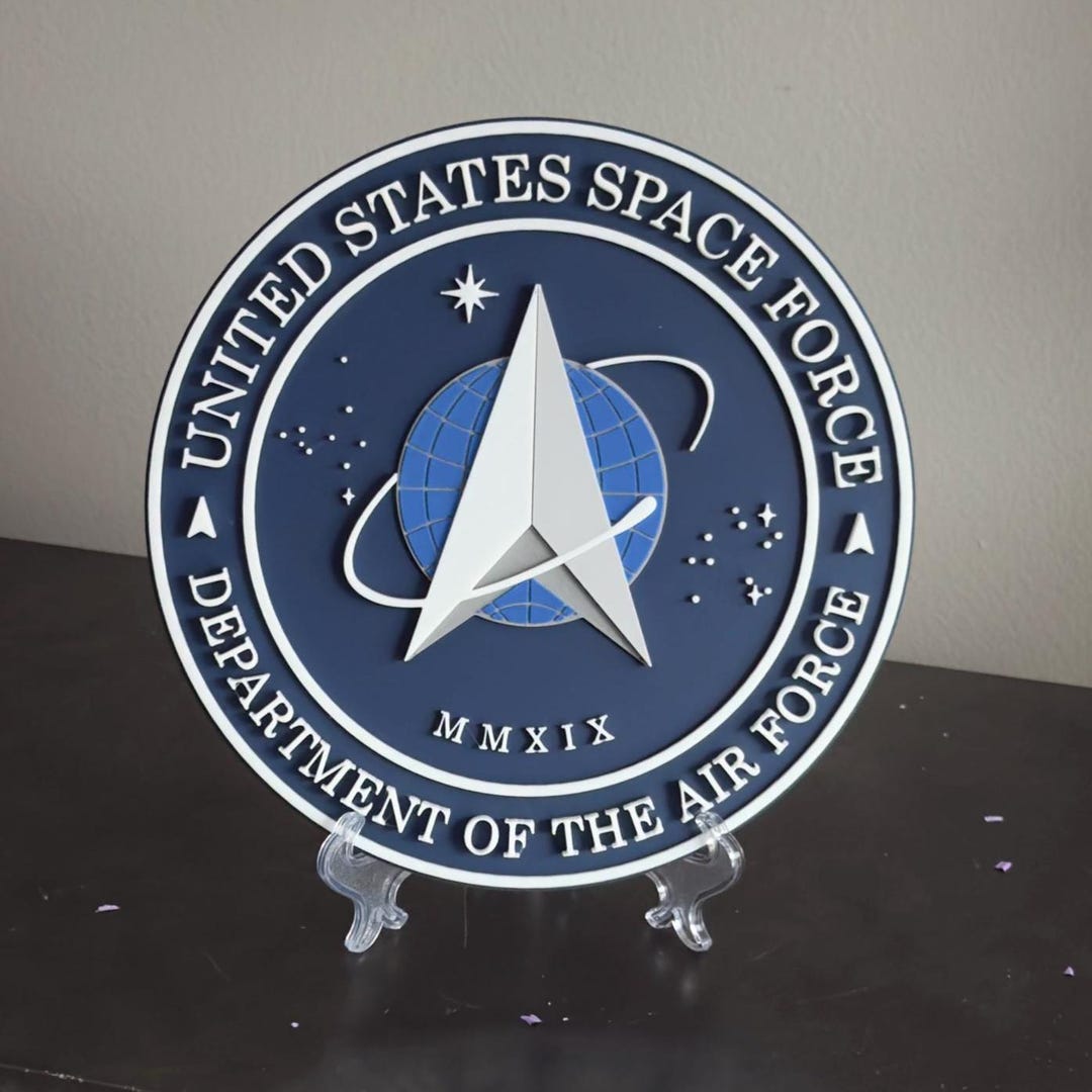 United States Space Force Plaque: Veteran Wall Art Government - Etsy