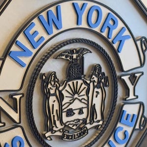 New York State Police Department Logo Officer Trooper Shield 3D ...