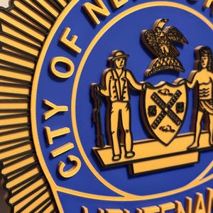 NYPD Lieutenant Shield: 3D Embossed NYC Police Plaque - Etsy