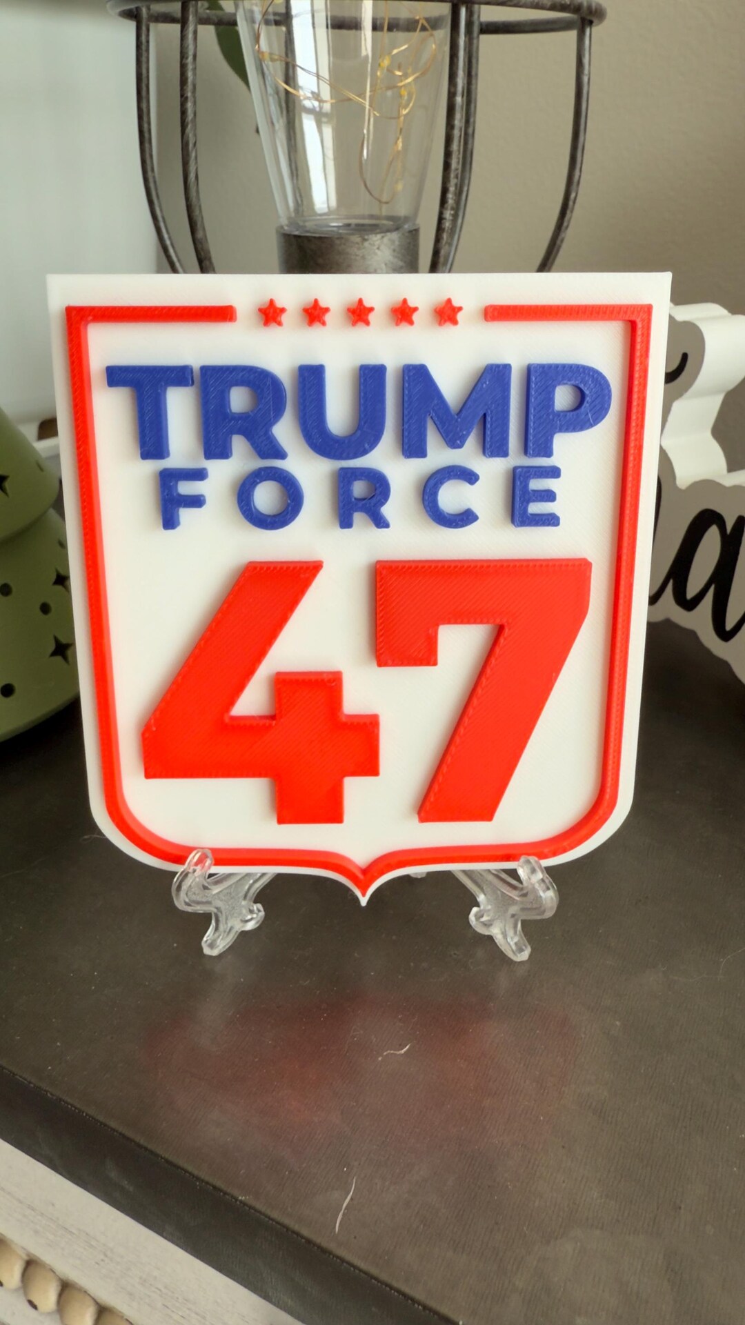 Trump Force 47 3D Display Replica Patches - Etsy