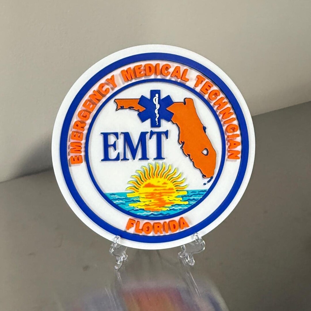 Florida EMT Plaque: First Responder Wall Art - Etsy