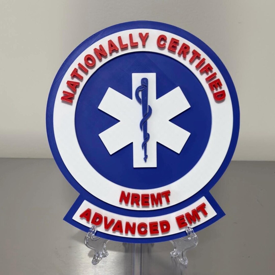 3D Embossed EMT Display Plaque: First Responder Wall Art - Etsy