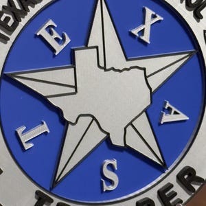 Texas Highway Patrol Trooper 3D Display Logo Patch Embossed Plaque ...