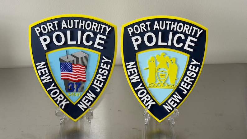 PAPD 9-11 Tribute Plaque: Port Authority NY NJ 3D Wall Art - Etsy