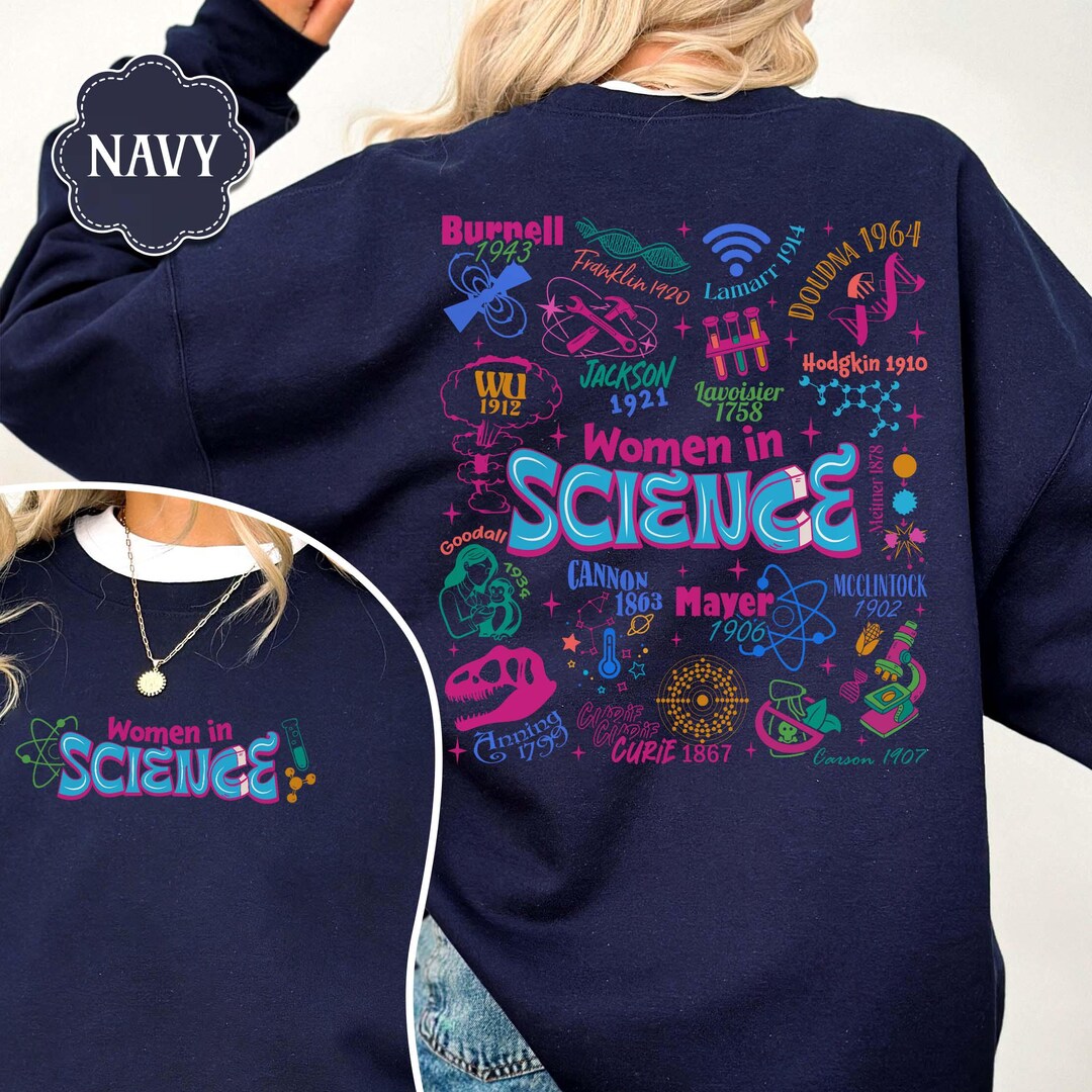 Woman in Science Sweatshirt, Science Shirt, Preppy Aesthetic Shirt ...
