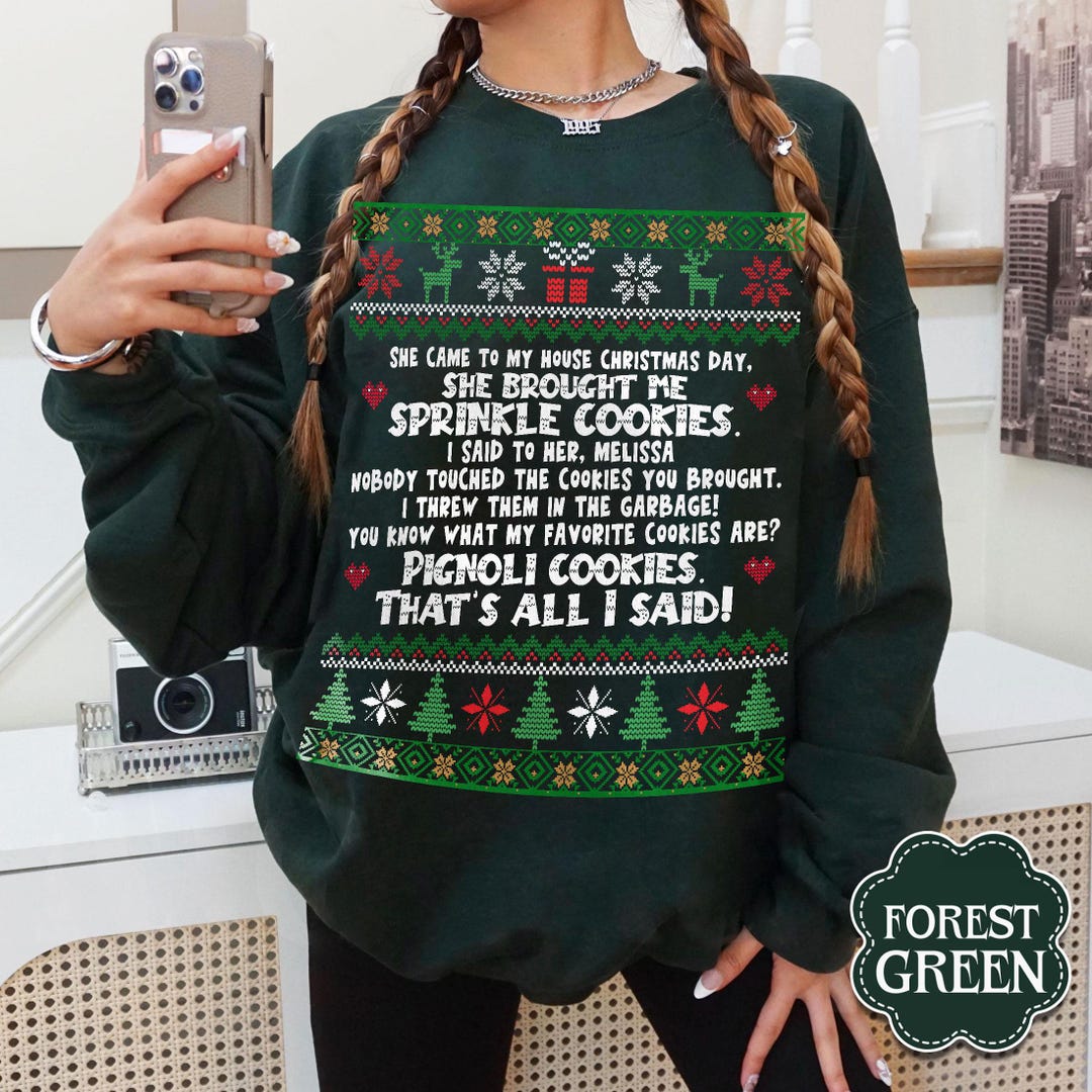 She Brought Me Sprinkle Cookies Ugly Christmas Sweater, RHONJ ...