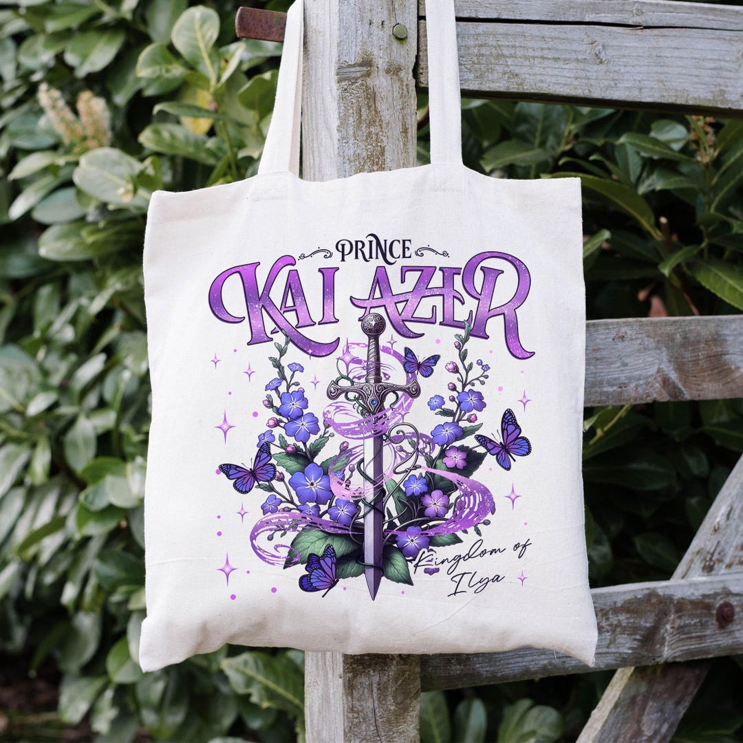 Prince Kai Azer Powerless Canvas Tote Bag, Booktok Merch, Fantasy ...