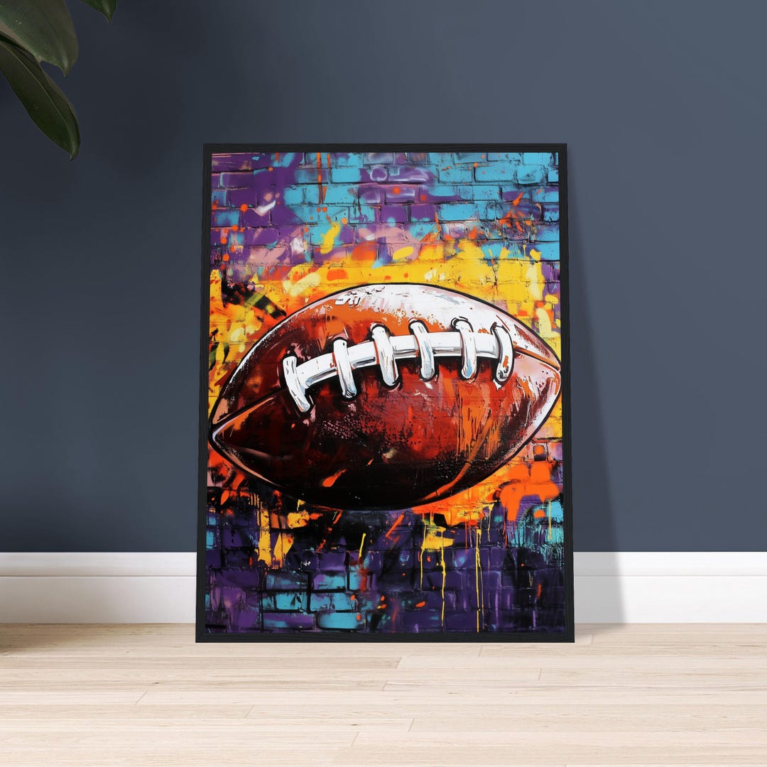 Graffiti Poster - American Football | Football Art | American Football ...