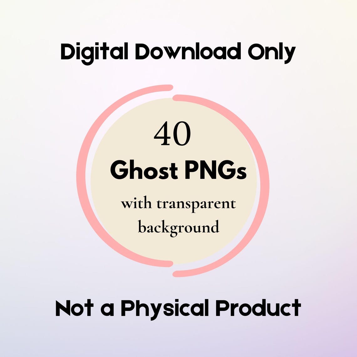 Cute Halloween Ghost Clipart, Boho Ghost Clipart, Cute Ghost Clipart ...