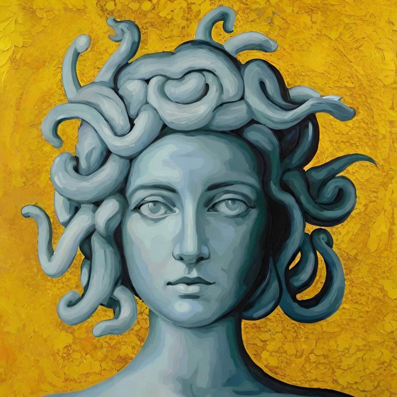 Medusa Bust (ORIGINAL DIGITAL DOWNLOAD) by Melis Arslan - Medusa Head ...