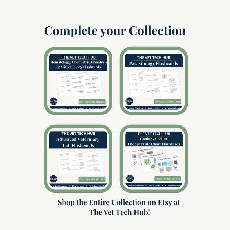 Canine Feline Parasite Identification Flashcards, Vet Tech VTNE Prep ...