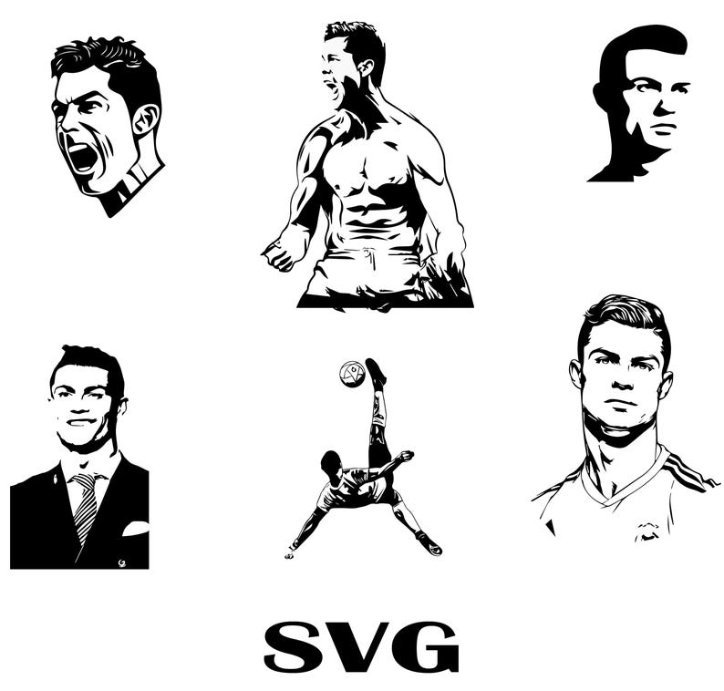 Ronaldo PNG Graphic - High-quality, Digital Download, Instant Access - Etsy