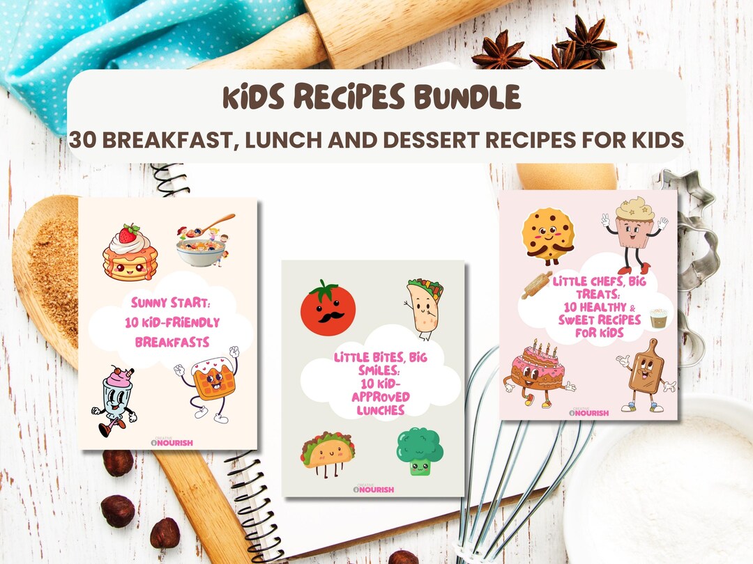Cookbook Kids Bundle Recipe Ideas Dessert Recipe Sweets Recipe Family ...