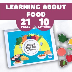 Toddler Education Preschool Busy Book Printable, Learn Fruits, Learn ...