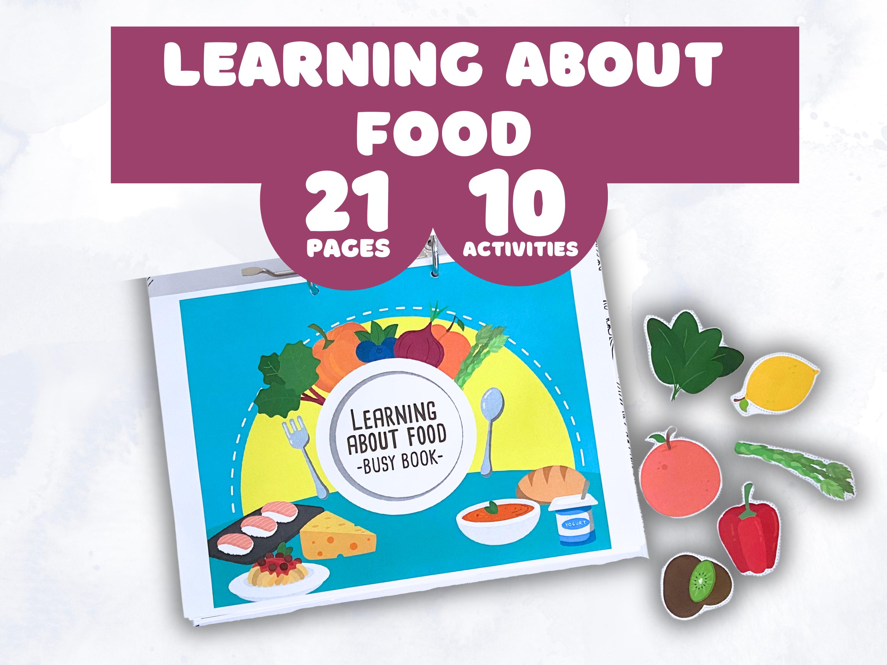 Toddler Education Preschool Busy Book Printable, Learn Fruits, Learn ...