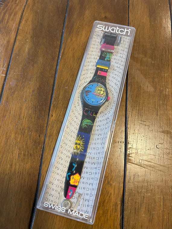 Very Rare, 1993, Brand New NOS Swatch MUSICAL 'Europe… - Gem