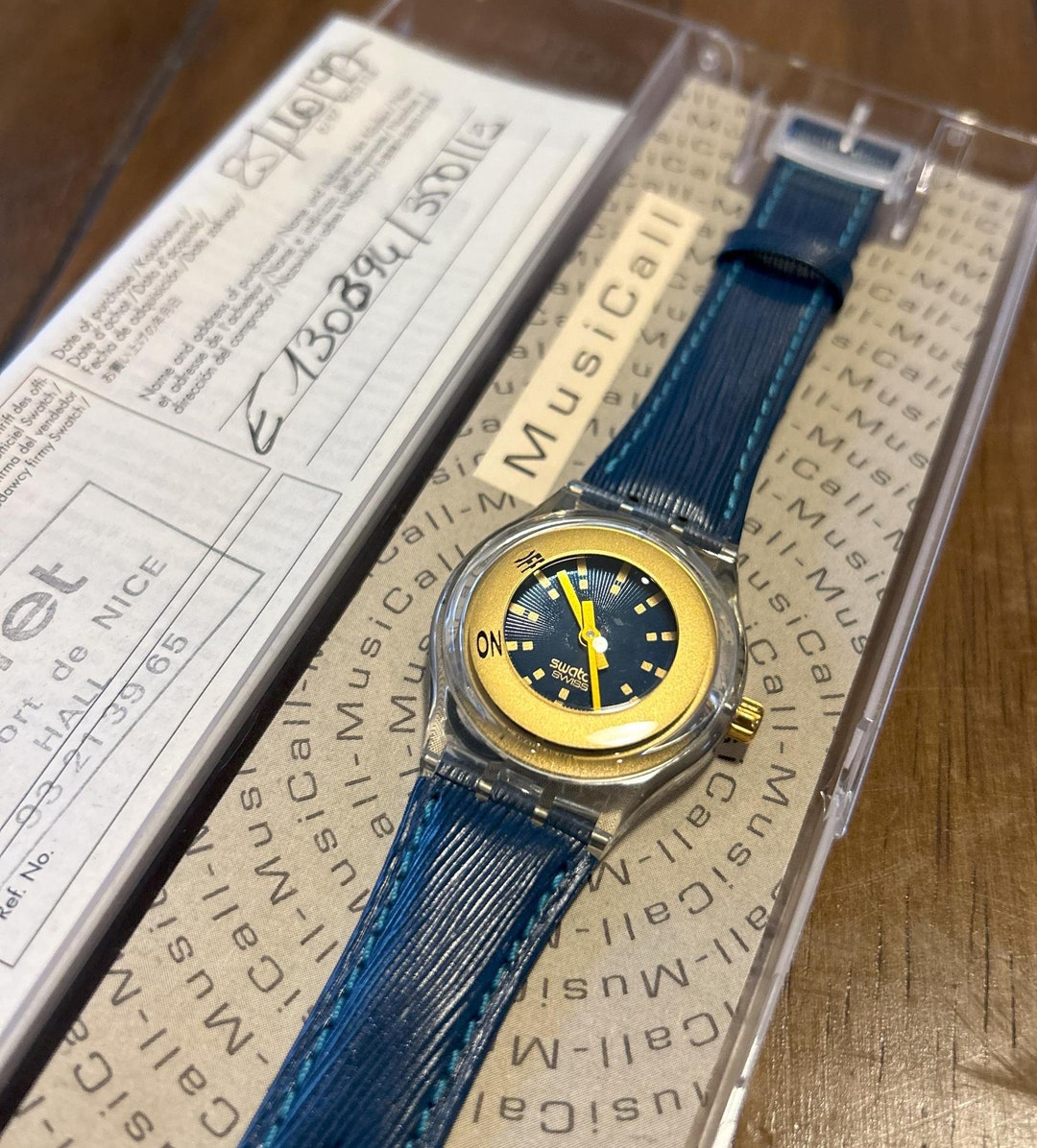 Very Rare, 1995, Brand New NOS Swatch MUSICAL Model FUNK - SLK106 - Etsy