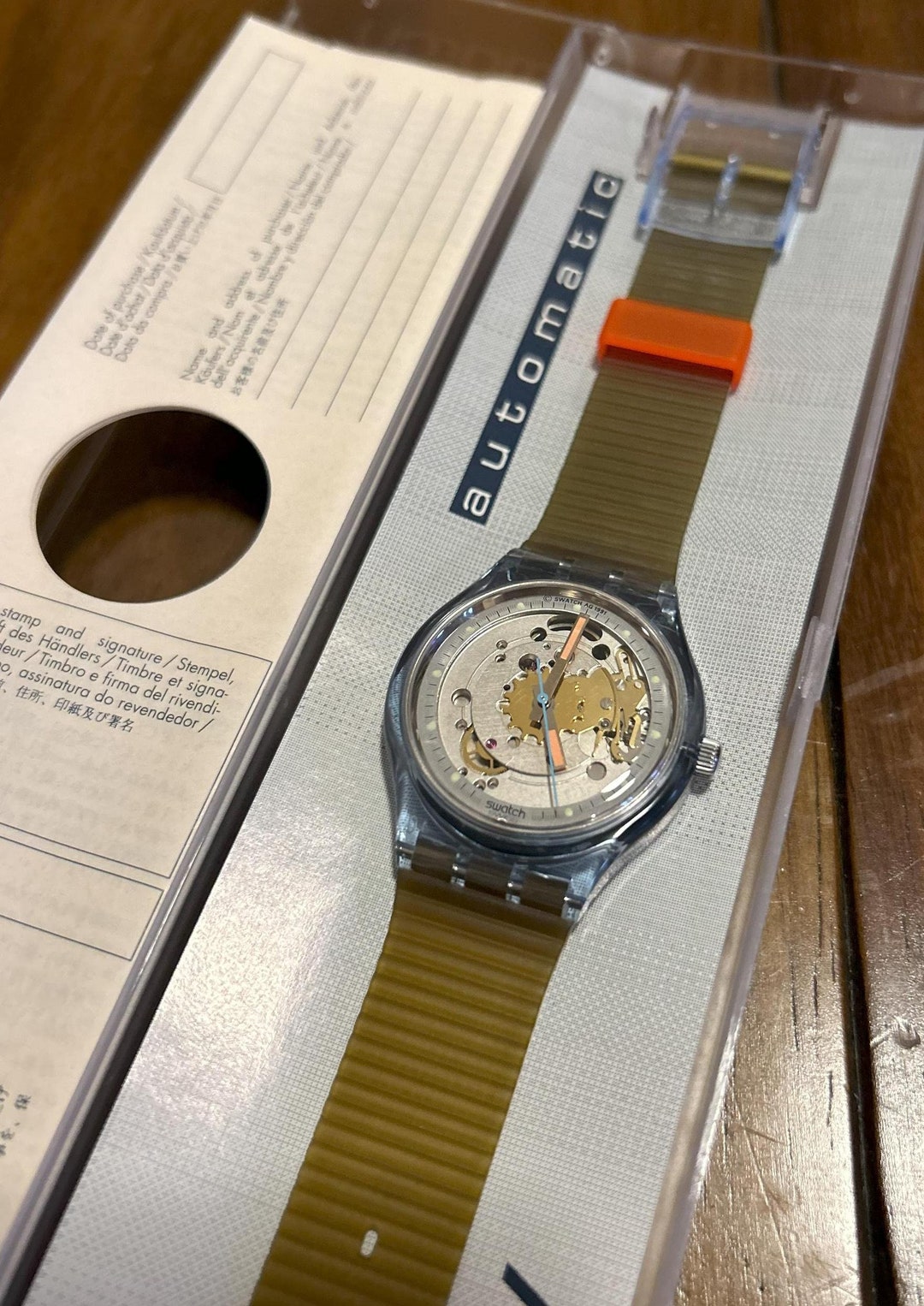 Very Rare, NOS 1991, Swatch Automatic BLUE MATIC Brand New SAN100 - Etsy