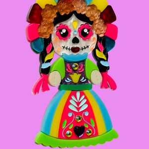 DIA De Los MUERTOS COLLECTION - Calavera Catrina Muñeca Lele Acrylic ...