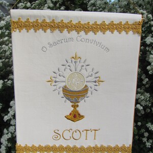 Communion Banner Embroidered Personalized CUSTOM to Your Requirements ...