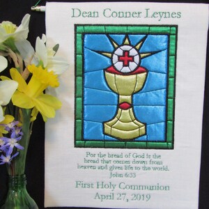 Communion Banner Embroidered Personalized CUSTOM to Your Requirements ...