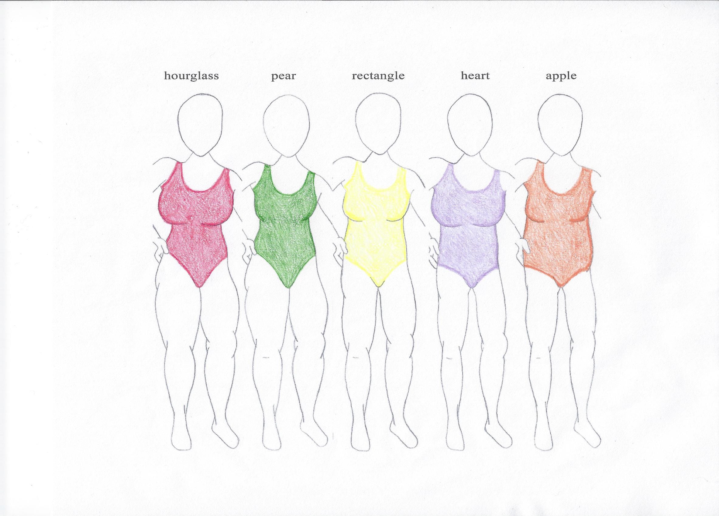 Fashion Sketch Template for Different Body Types - Etsy