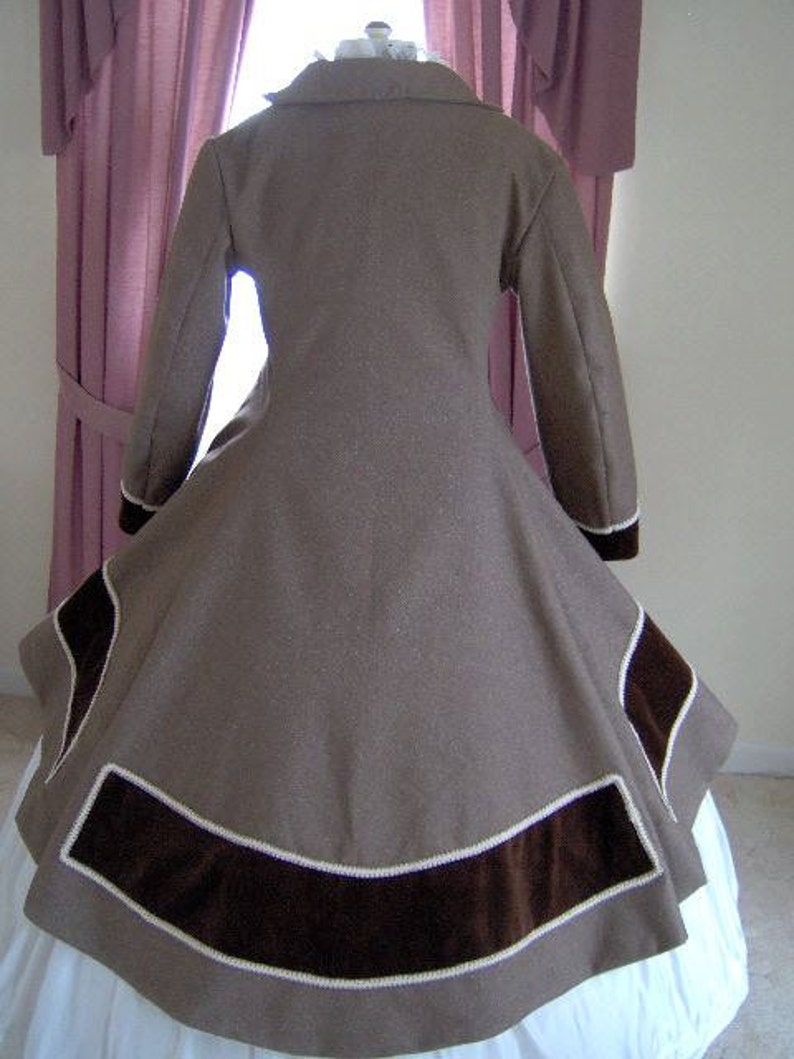 FOR ORDERS ONLY Custom Made 1800s Victorian Coat 1860s | Etsy