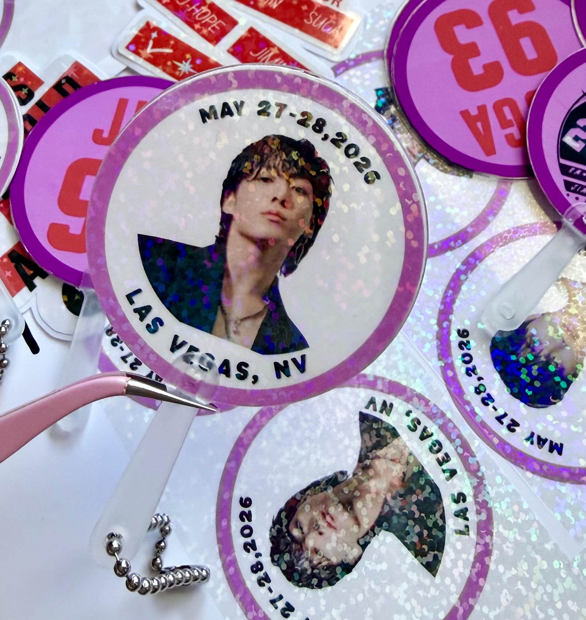 Kpop Mini Picket Sign | Kpop Concert Fan Accessory | - Etsy