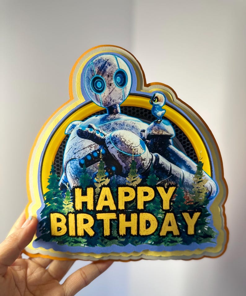 The Wild Robot Cake Topper - Etsy