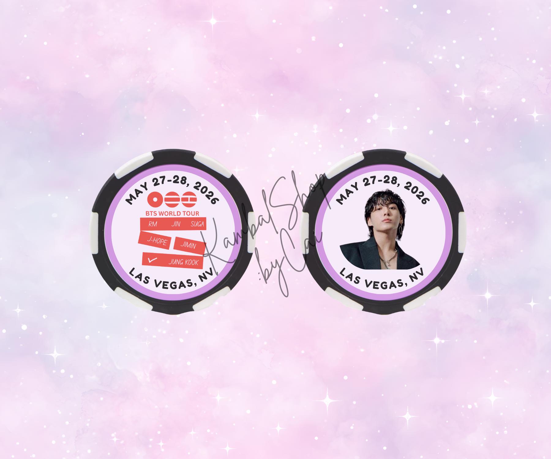 Kpop Inspired Poker Chip Souvenir | Fan Gift | Korean Idol Inspired ...