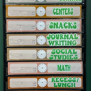 Class Schedule Stickers | Personalized Stickers | Special Ed Class - Etsy