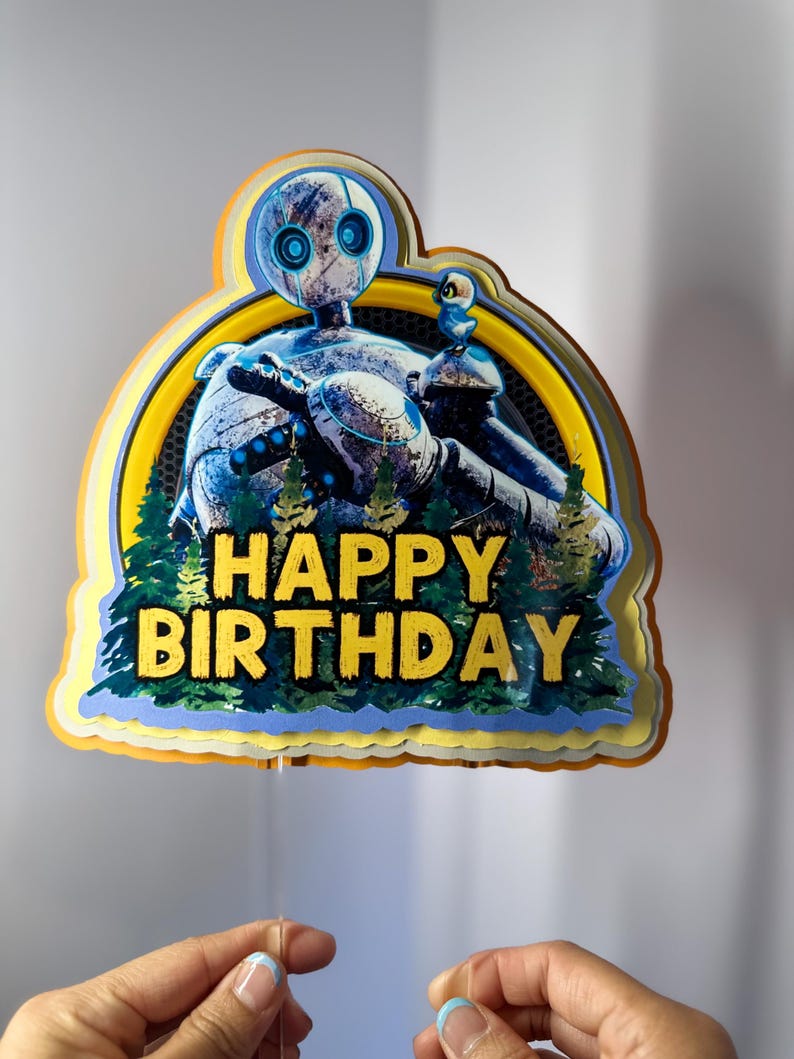 The Wild Robot Cake Topper - Etsy