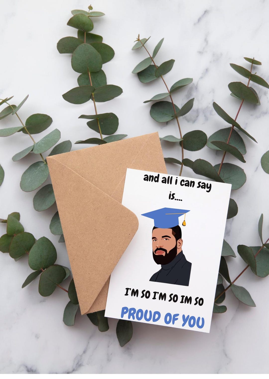 I'm so Proud of You Funny Graduation Card, Funny Hip Hop Grad Card, Rap ...