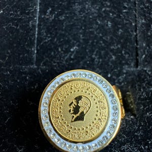 Gold Turkish Coin Ring: Vintage Inspired Watchband Jewelry - Etsy