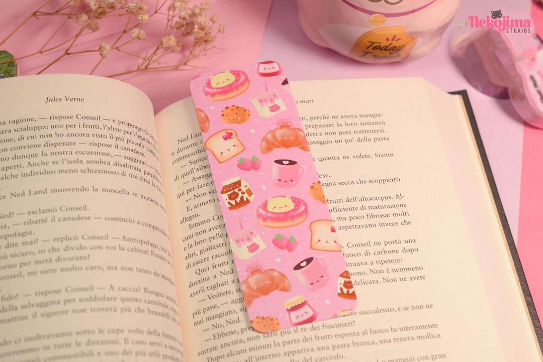 Kawaii Yummy Cuteness Bookmark • Cute Food Bookmark • Reading Book ...