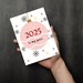 Printable New Year Card 2025 Card New Year Card Instant Download 5x7 ...