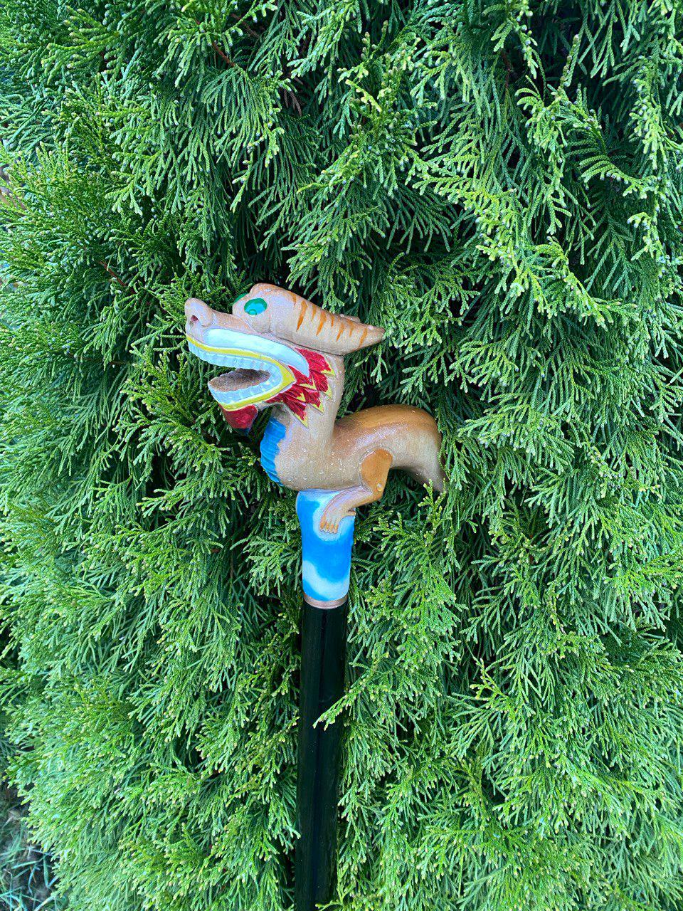 Chinese Dragon Cane Chinese Walking Stick Dragon Cane Wooden Walking ...