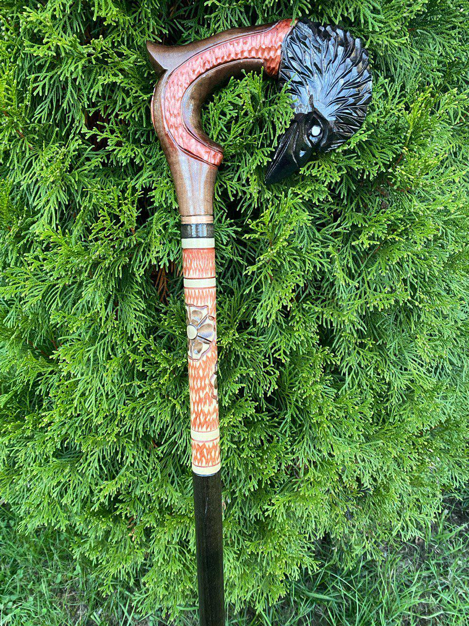 Norse Raven Walking Stick Odin Raven Norse Pagan Cane Norse Raven ...