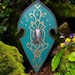 Shield Cosplay Elf Elven Fantasy Shield Wood Medieval Fantasy Wooden ...