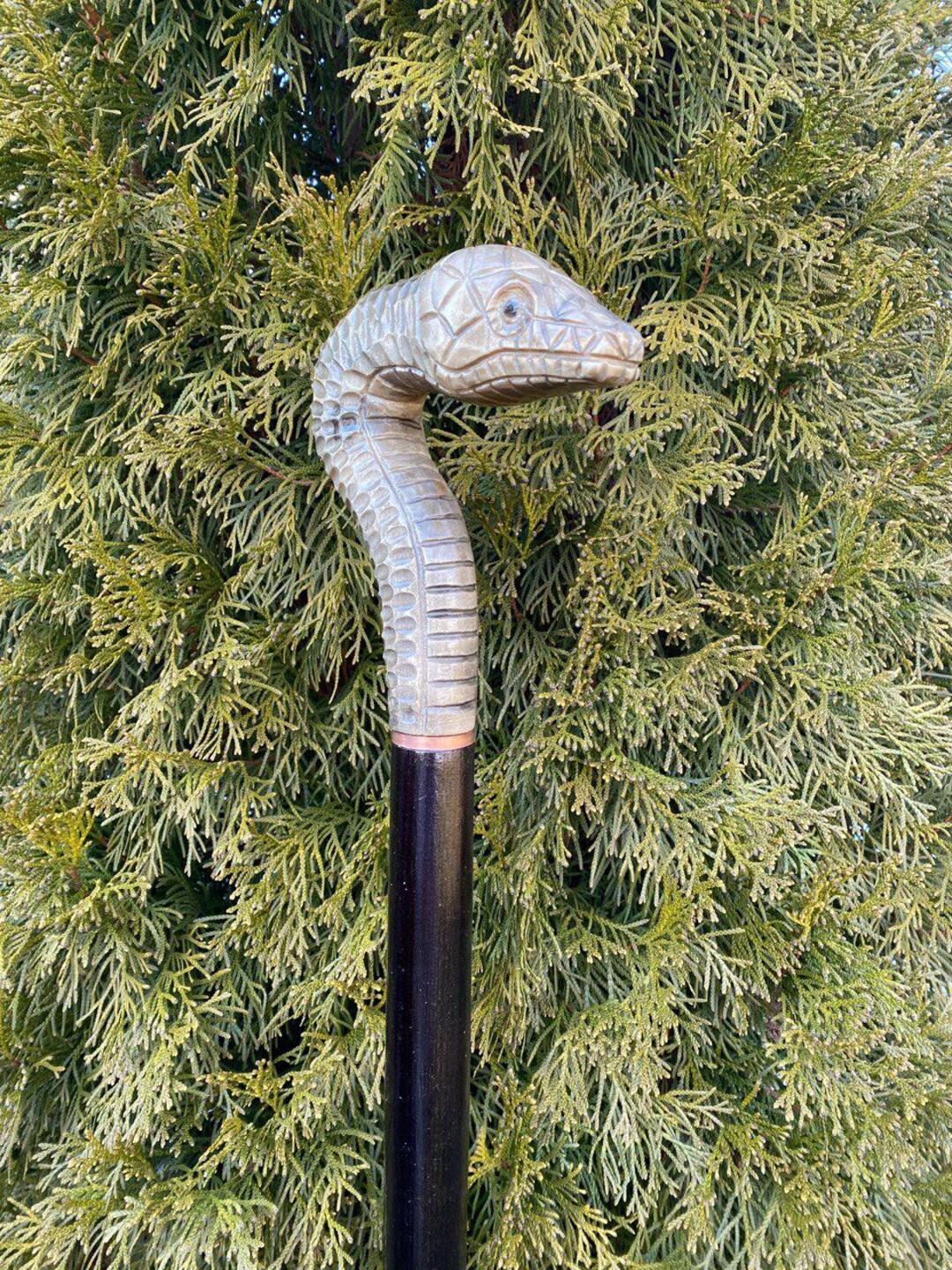 Jörmungandr Viking Staff Viking Snake Walking Stick Scandinavian ...