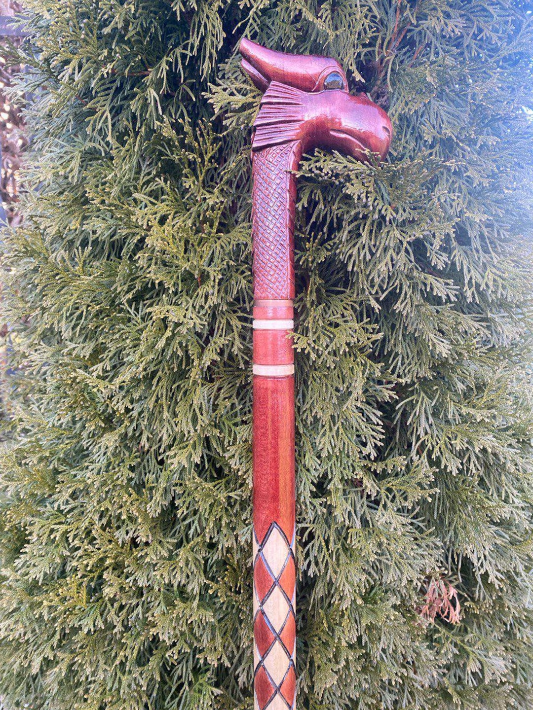 Handcrafted Dragon Cane Mythical Cane Dragon Walking Stick Designer ...