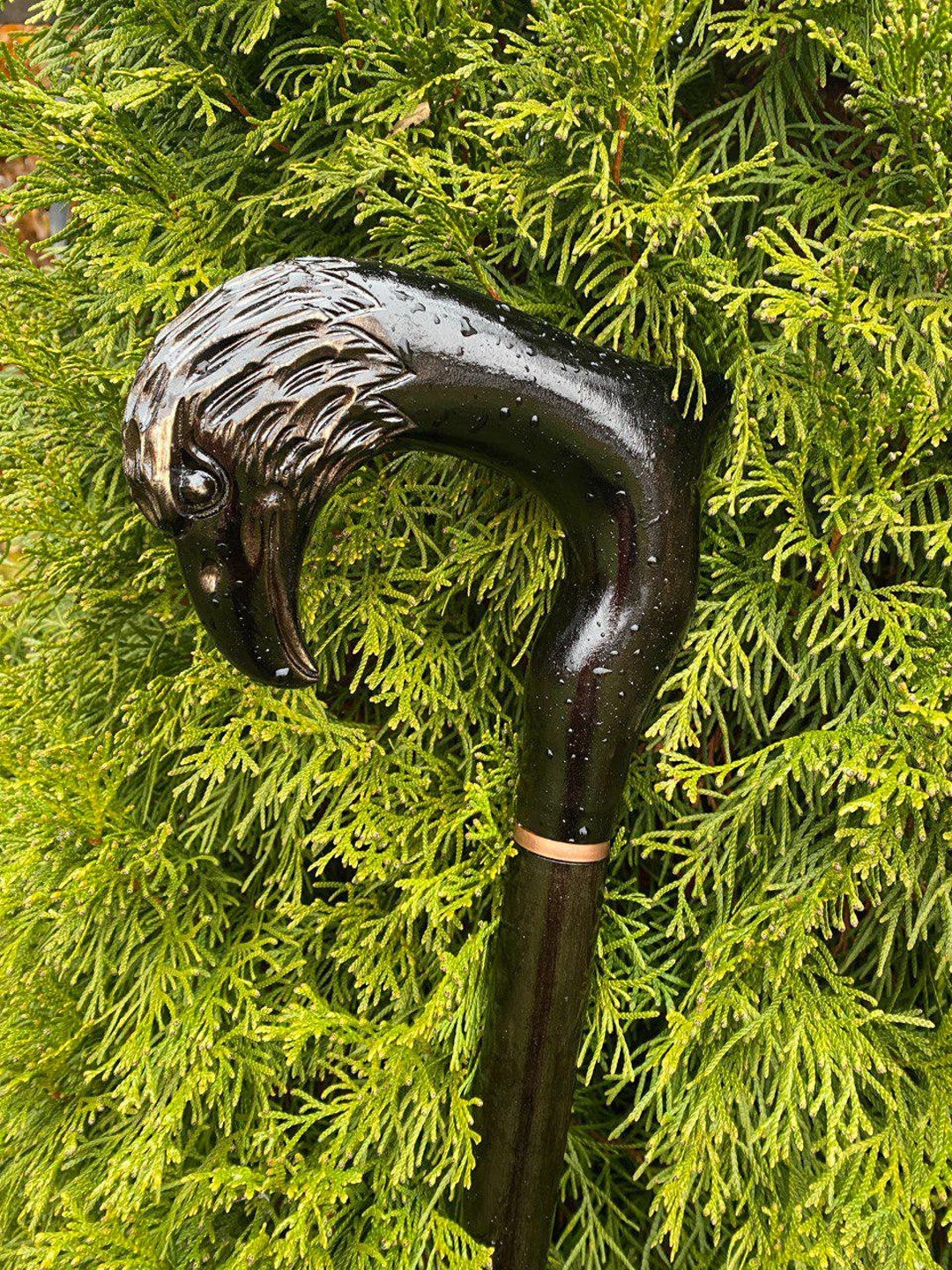 Norse Pagan Cane Raven Walking Stick Crow Cane Norse Raven Staff Viking ...