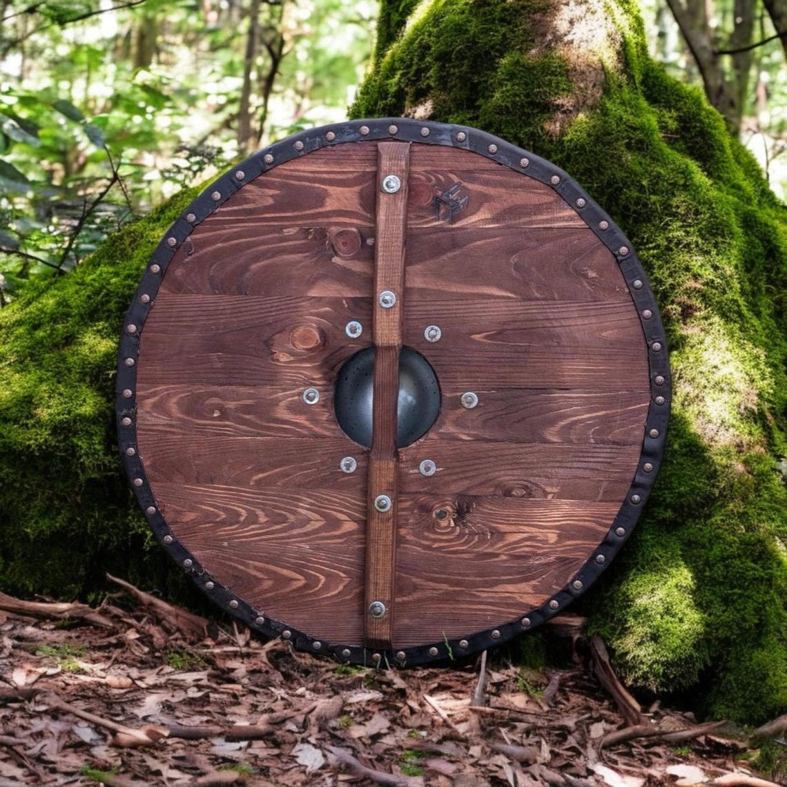 Shield With Arabic Painting Shield War Wall Decot Hand-painted Shield ...